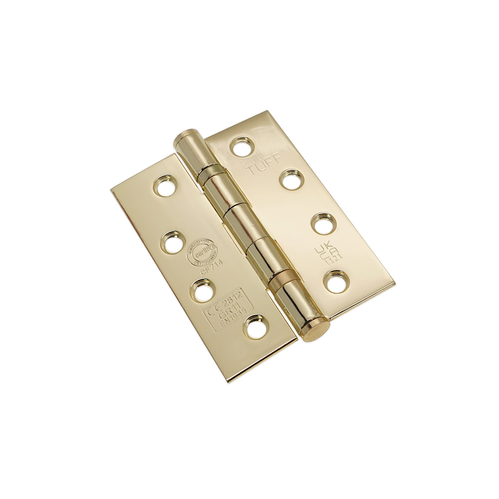 CE11 Mild Steel BB Butt Hinge - Electro Brass – Interior Doors