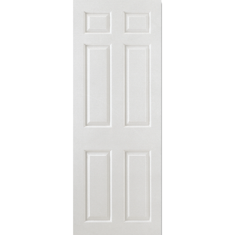 Smooth 6 Panel Square Top | White Primed – Interior Doors