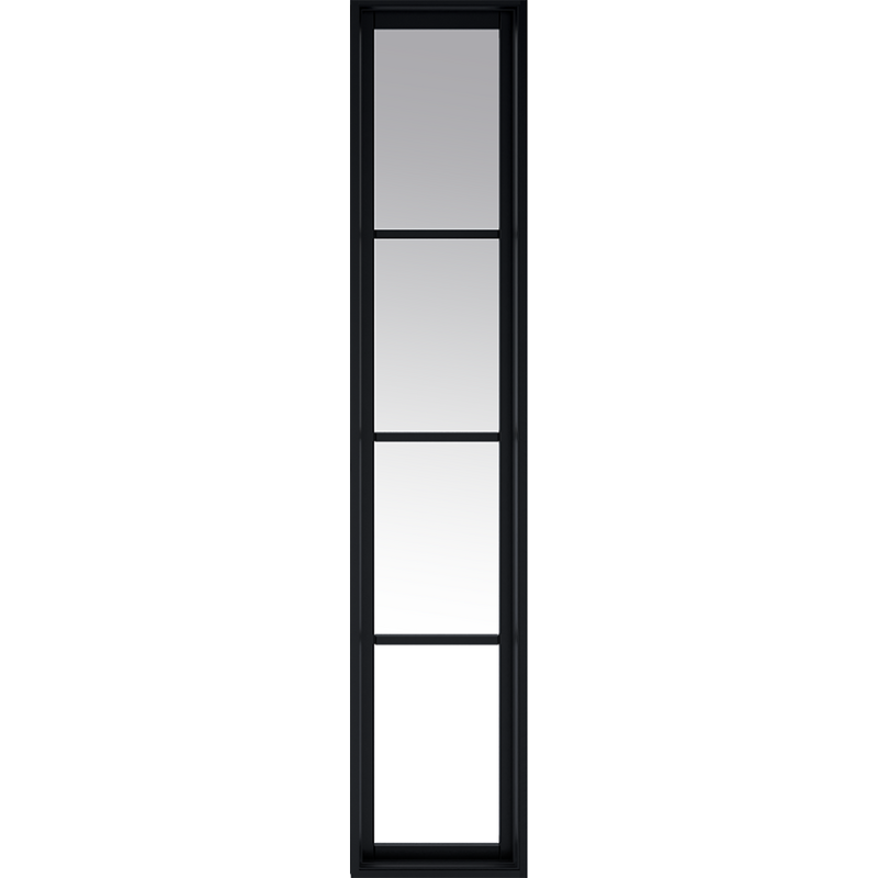 Soho Sidelight Black | Demi Panel – Interior Doors