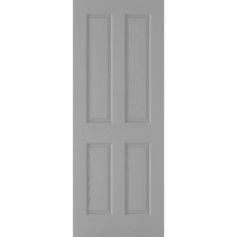 Textured 4 Panel Grey | Fire Door – Interior Doors