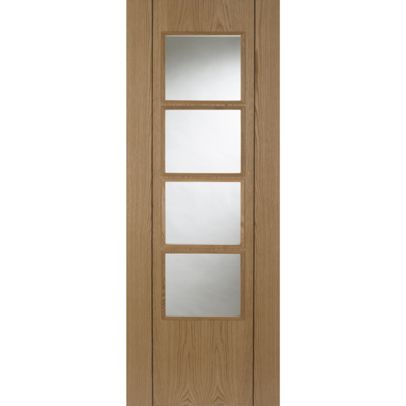 Vision 4L Glazed Walnut Inlay | Fire Door – Interior Doors